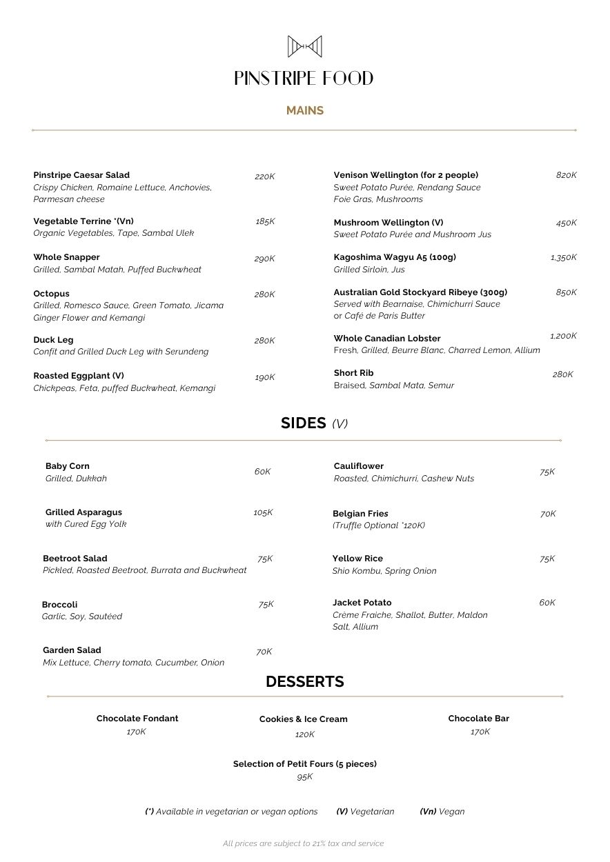 Degustation Ubud | Our Fine Dining Menus | Apéritif Restaurant